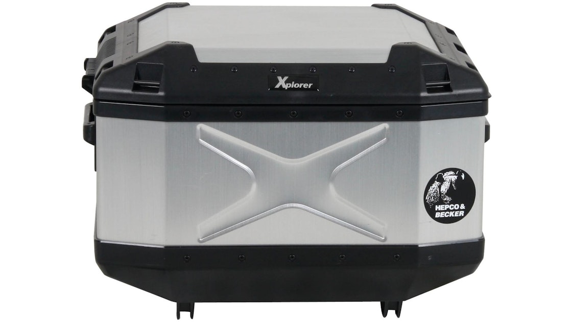 Hepco & Becker Topcase silber, HEPCO & BECKER Topcase "Xplorer" 45 l Inhalt
