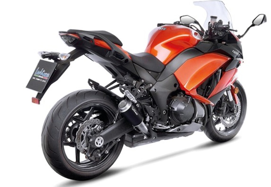 LeoVince 2x SLIP-ON Edelstahl SBK LV-10 Schwarz für KAWASAKI Z 1000/Z ...